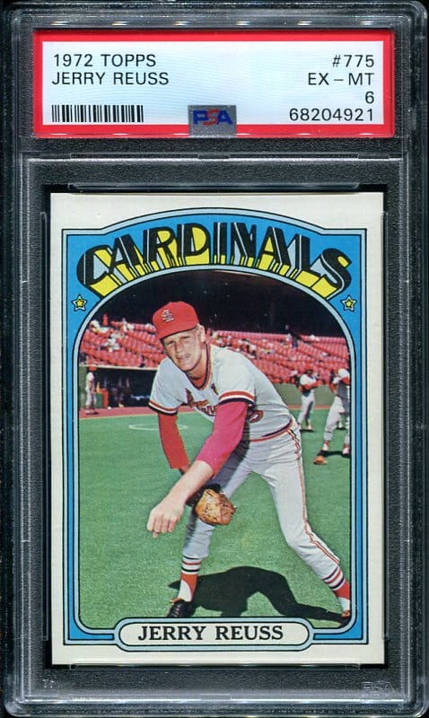 1972 Topps #775 Jerry Reuss PSA 6 (68204921) - All Star Cards Inc
