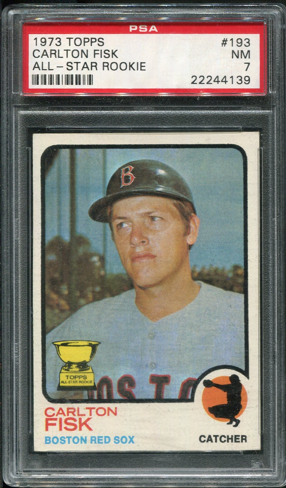1973 Topps #193 Carlton Fisk PSA 7 HOF (22244139) - All Star Cards Inc